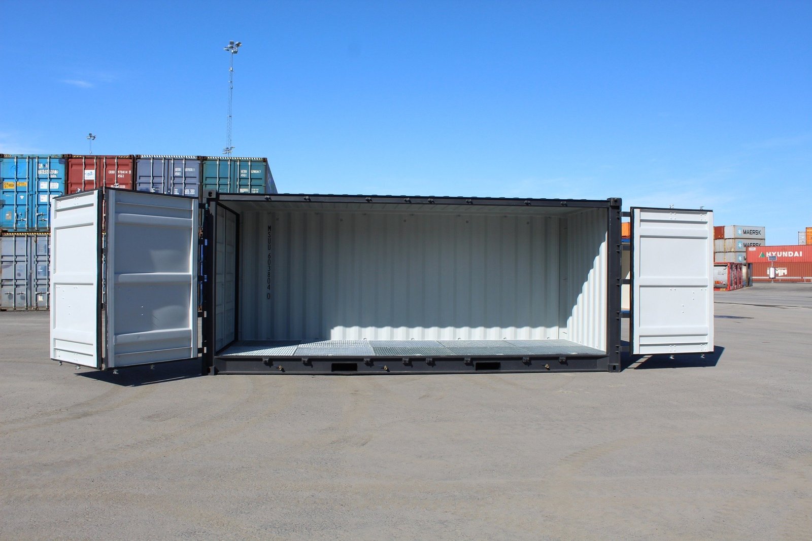 20ft High Cube Container – Hazardous Waste Container, Side opening (9ft ...