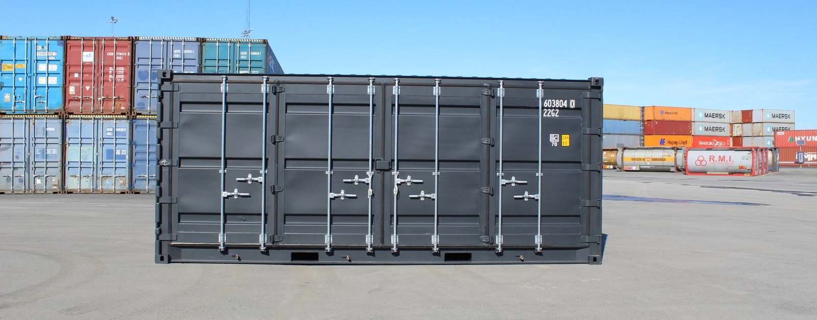 20ft High Cube Container – Hazardous Waste Container, Side opening (9ft ...