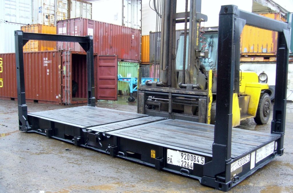 20ft Collapsible Flat Racks - R-H Container Service